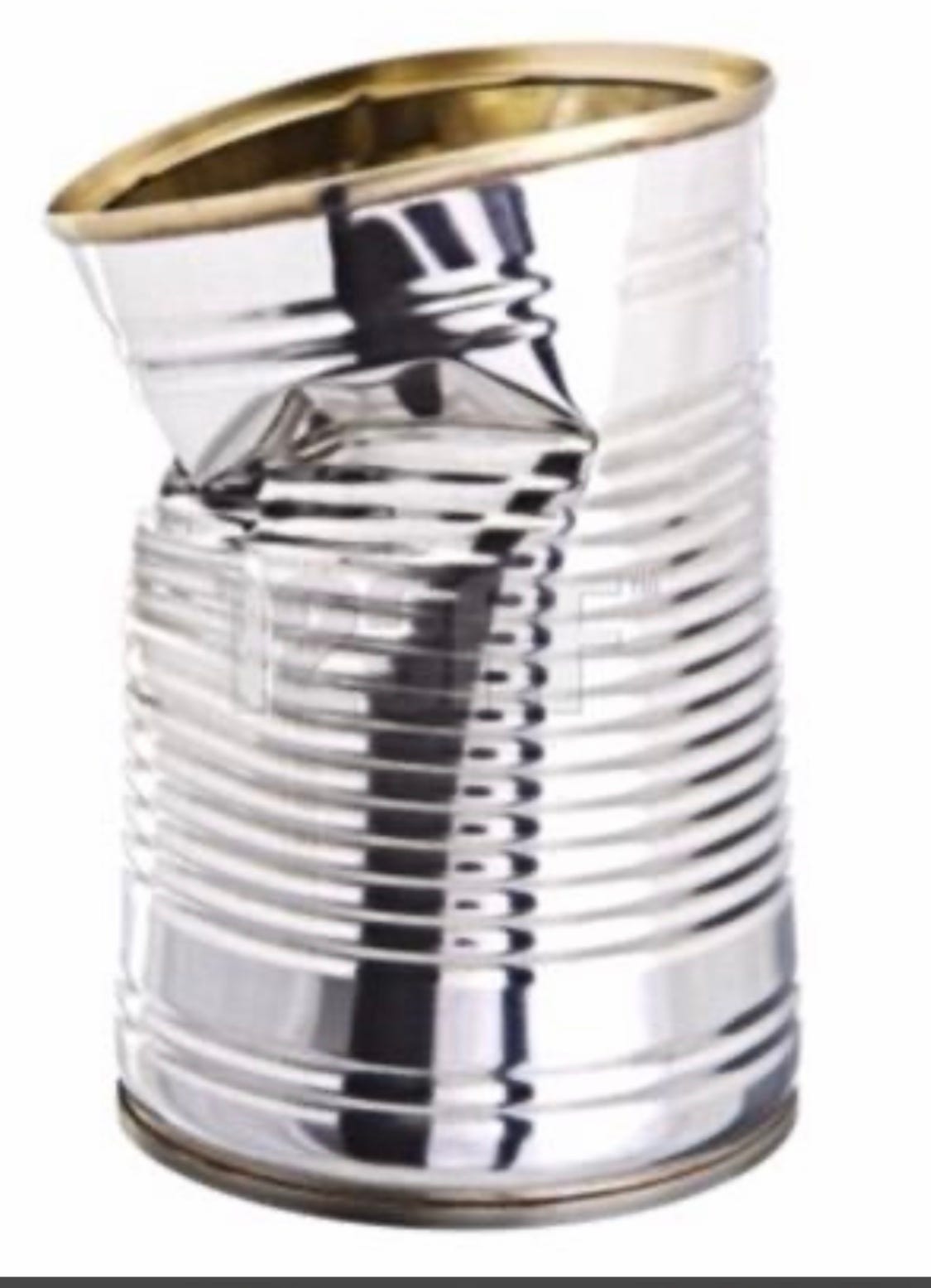 Can a dented can shape your life? - by Sally Van Swearingen