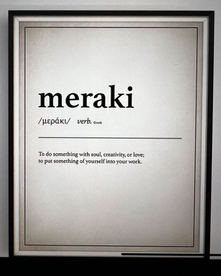 The Art of Meraki - by Cecilia Weckstrom - Protean at Work