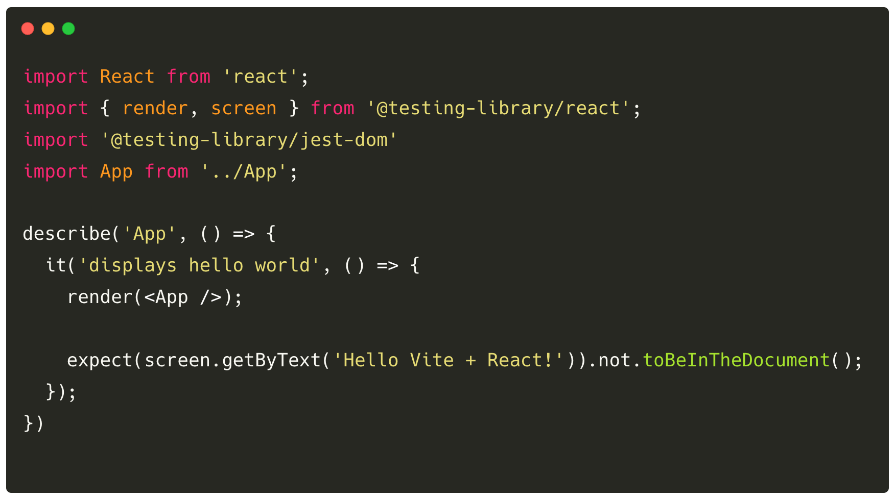 Configurer Un Projet Typescript React Pour Les Tests Unitaires Et D