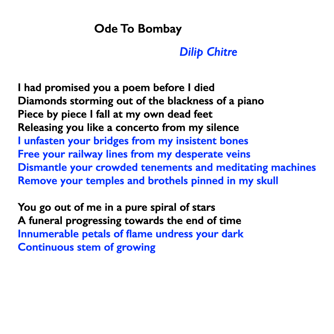 Ode to Bombay - by aranya - Poetly