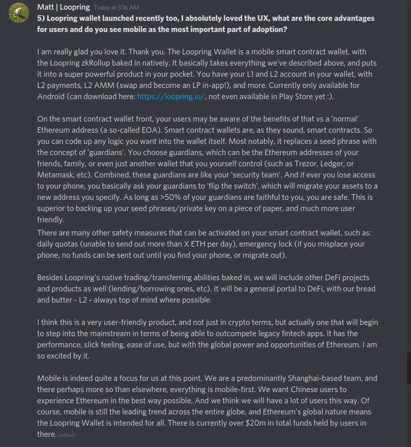 Loopring v3.6: Interview With Matthew Finestone - Decentralise #48