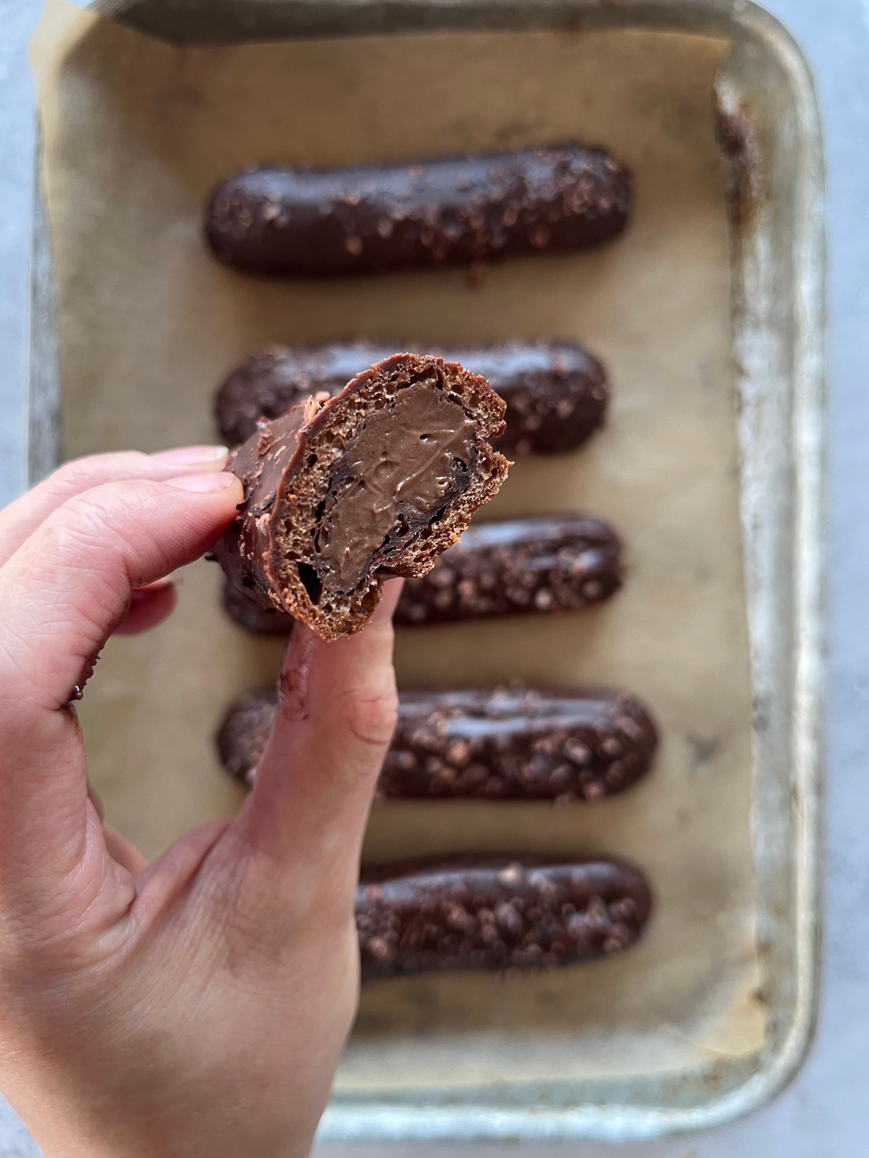 Kitchen Project #55: All about éclairs - by Nicola Lamb