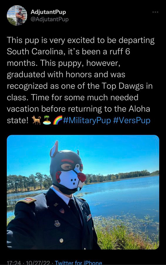 Milley & this Fetish “Pup” Masks in the US military? We had Milley ...