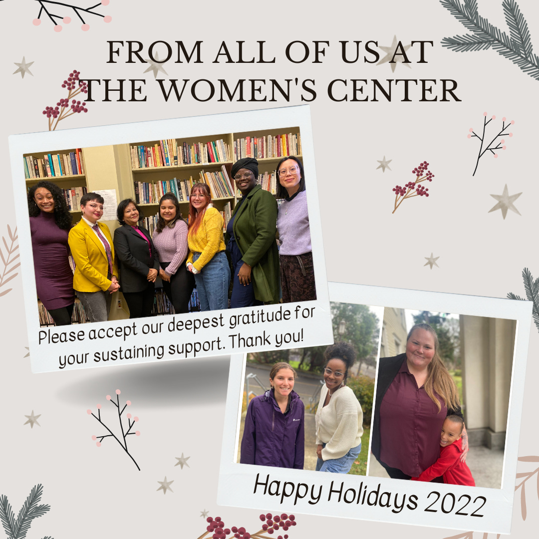 From the Women's Center team to you