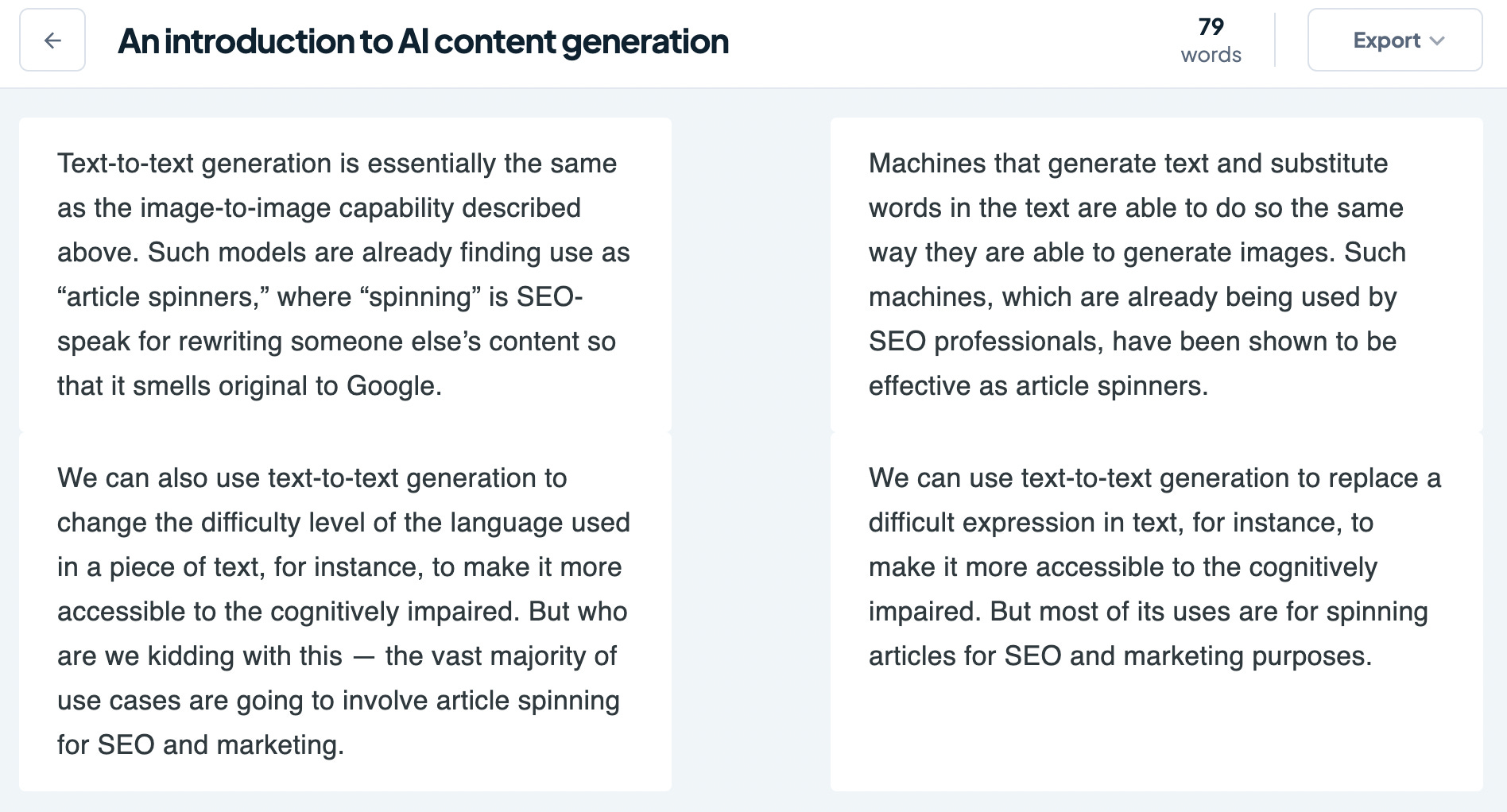 AI Content Generation, Part 2: Tasks And Models
