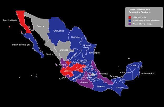 Mexico's New Generation Jalisco Cartel Coordinates Chaos in Bid to Free ...