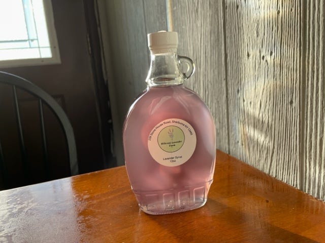 Lavender Syrup - by Alison Taylor-Brown