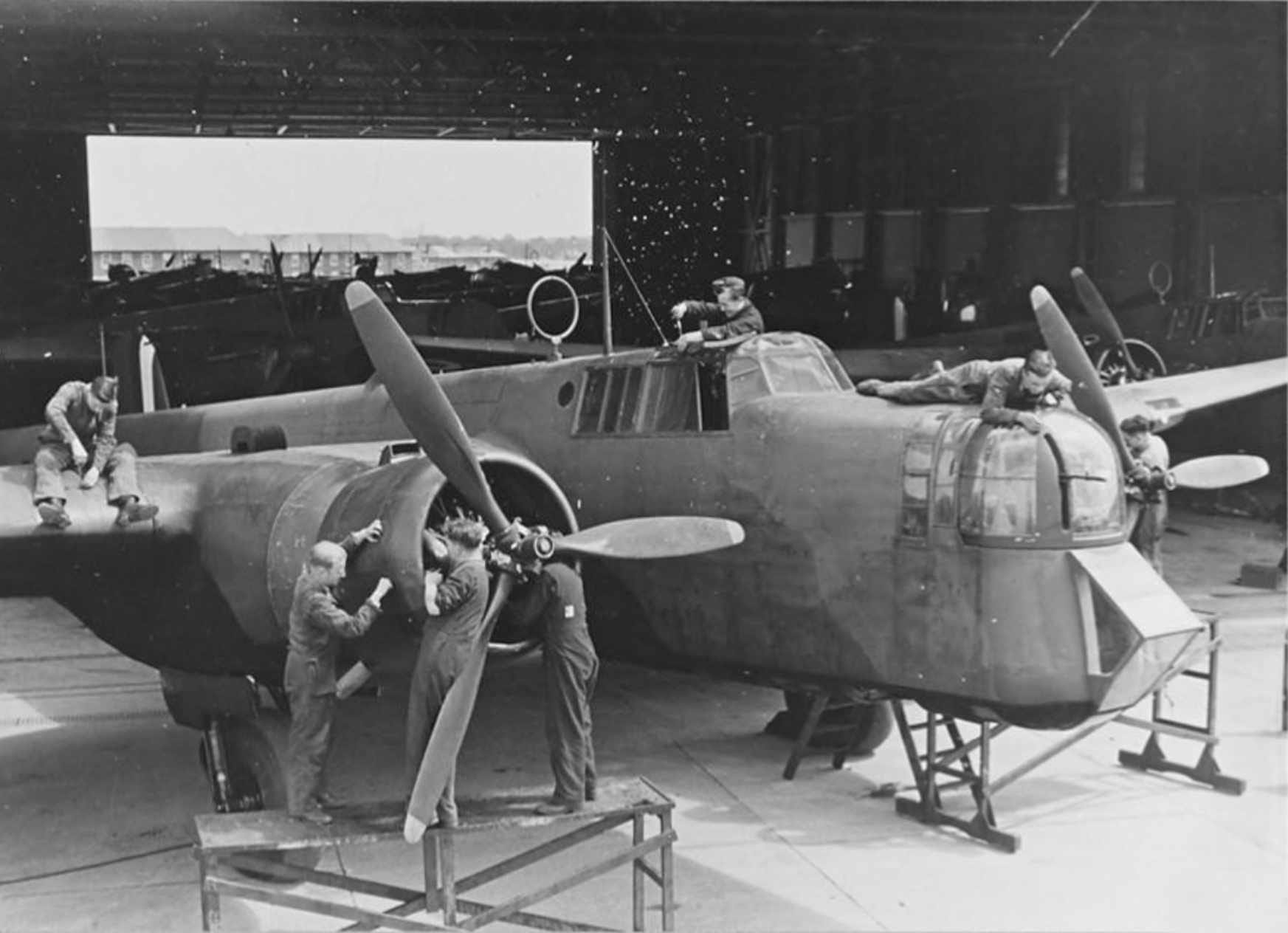 Bomber Command target Hanover - by Editor