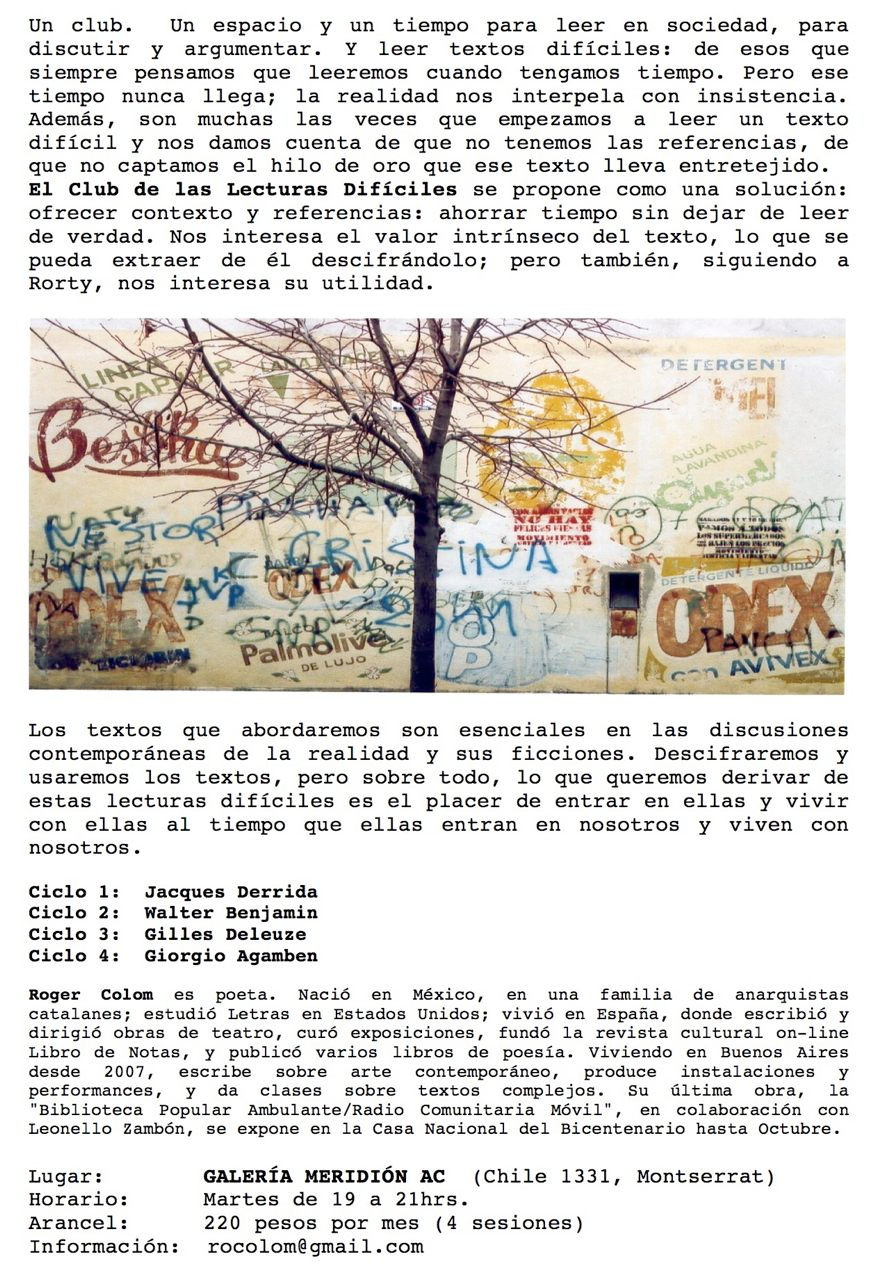 El Club de las Lecturas Difíciles - by Roger Colom