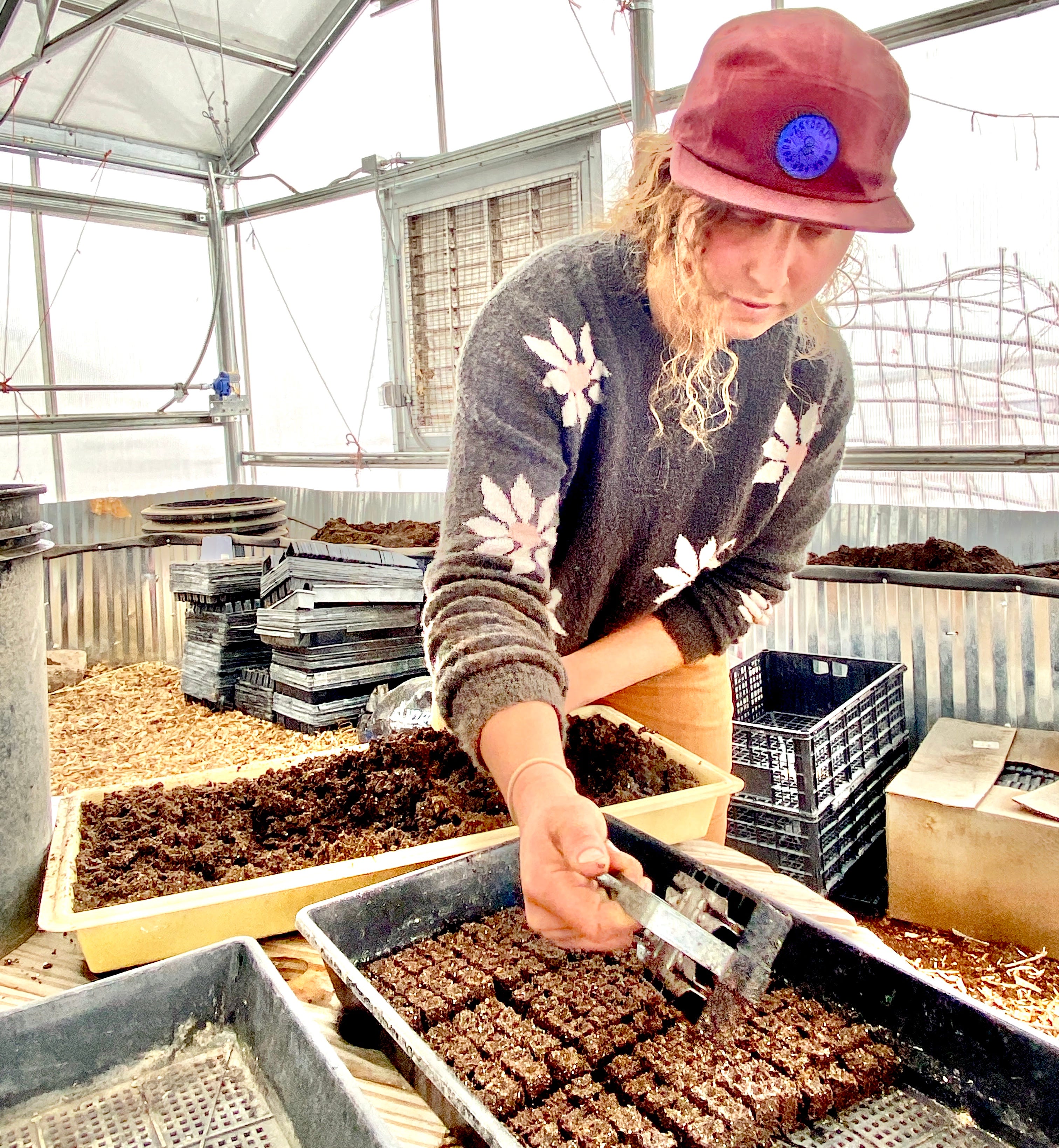 Full Snow Moon Planting at Aspen's Farm Collaborative