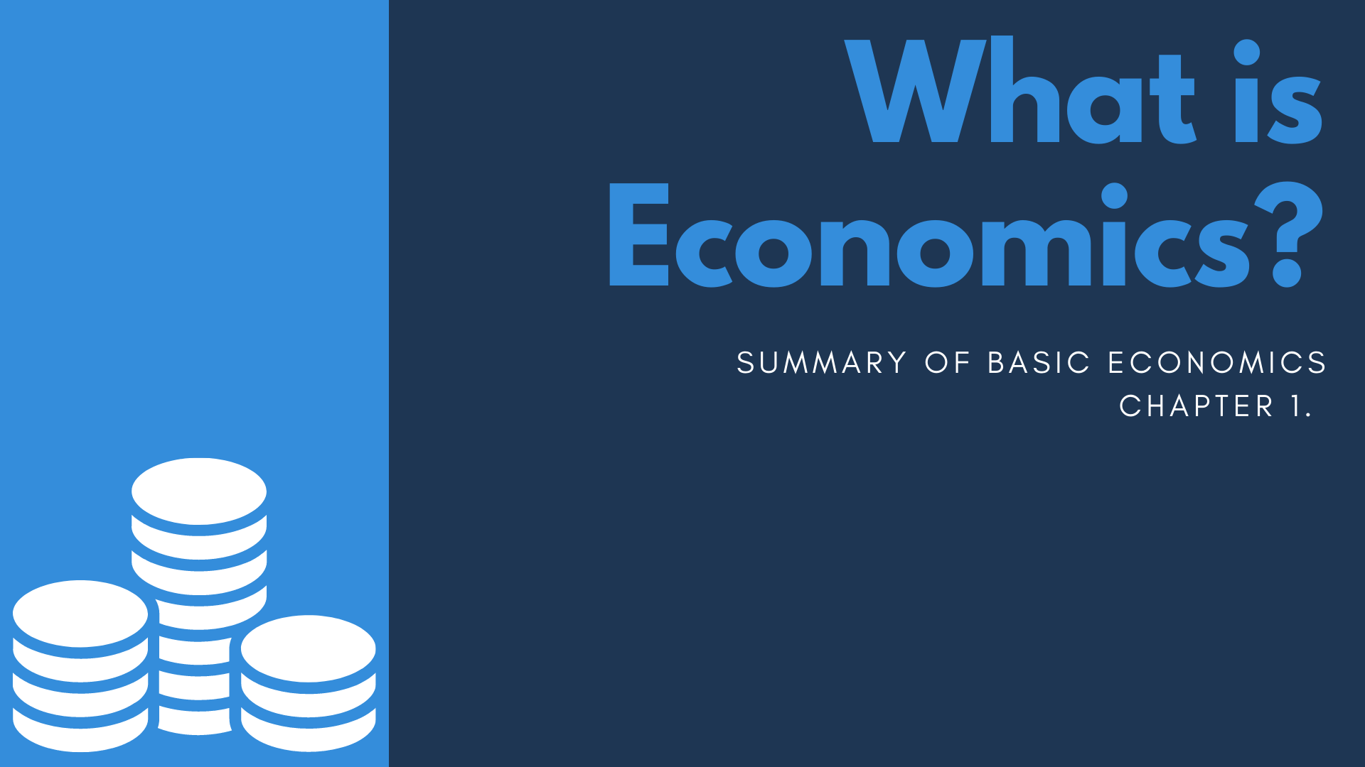 What is Economics? - by Steve Burnett - Steve’s Digest