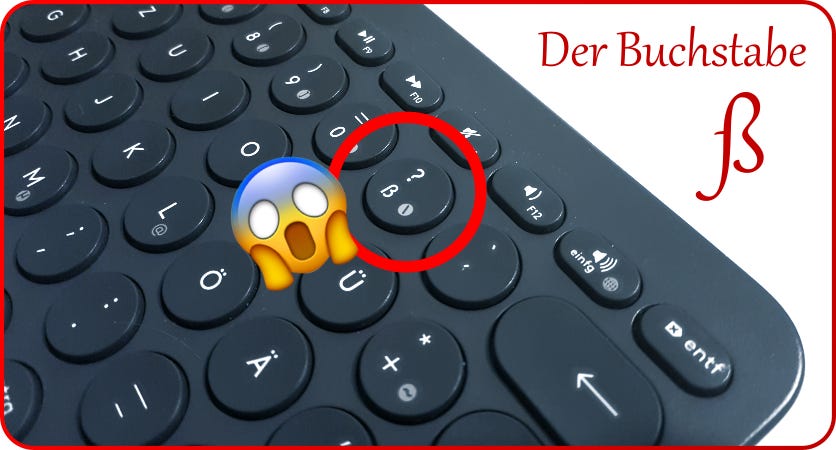 Sprache: Der Buchstabe ß - Rebeccas Newsletter