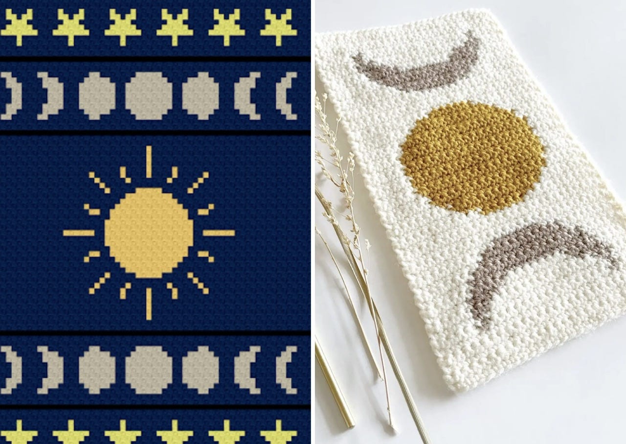 Celestial Season: Free Knitting + Crochet Patterns