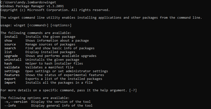 Winget with the Program - by Andy Lombardo - EdTech IRL