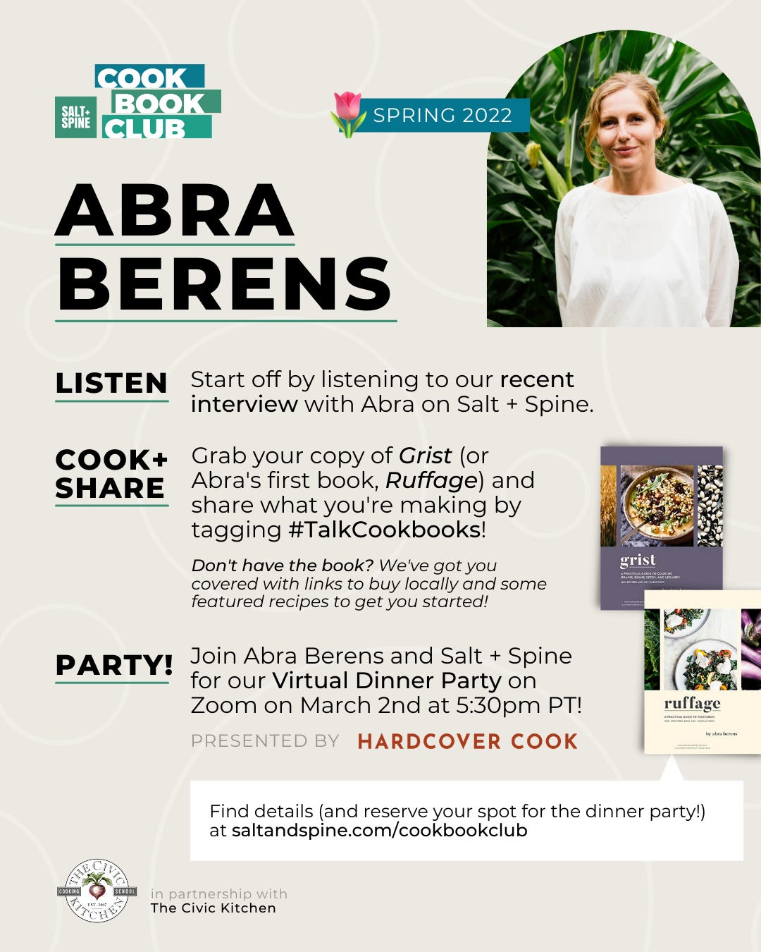 Join Abra Berens for Dinner - by Brian Hogan Stewart