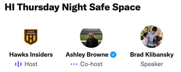 ICYMI: HI Podcast - 8 September - Hawks Insiders