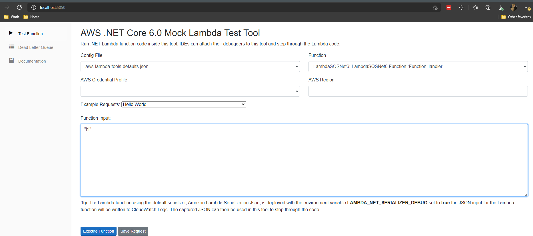 Debugging AWS Lambda Functions: .NET 6, Visual Studio, AWS Toolkit Debugging AWS Lambda Functions: .NET 6, Visual Studio, AWS Toolkit