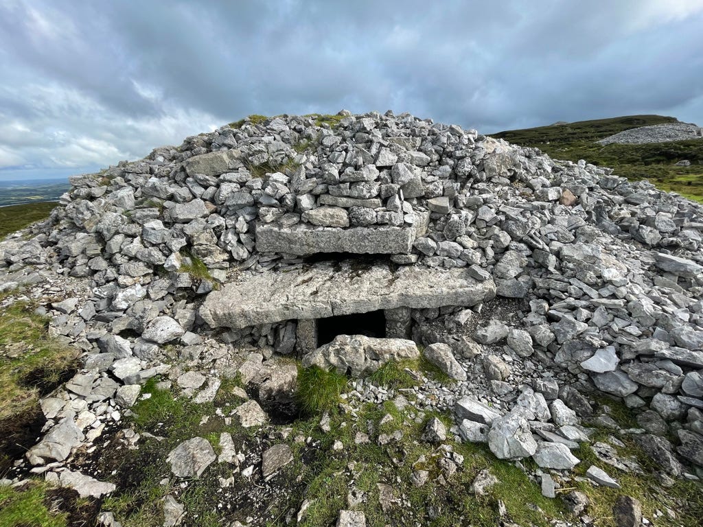 Where we see tombs, ruins, and beaches