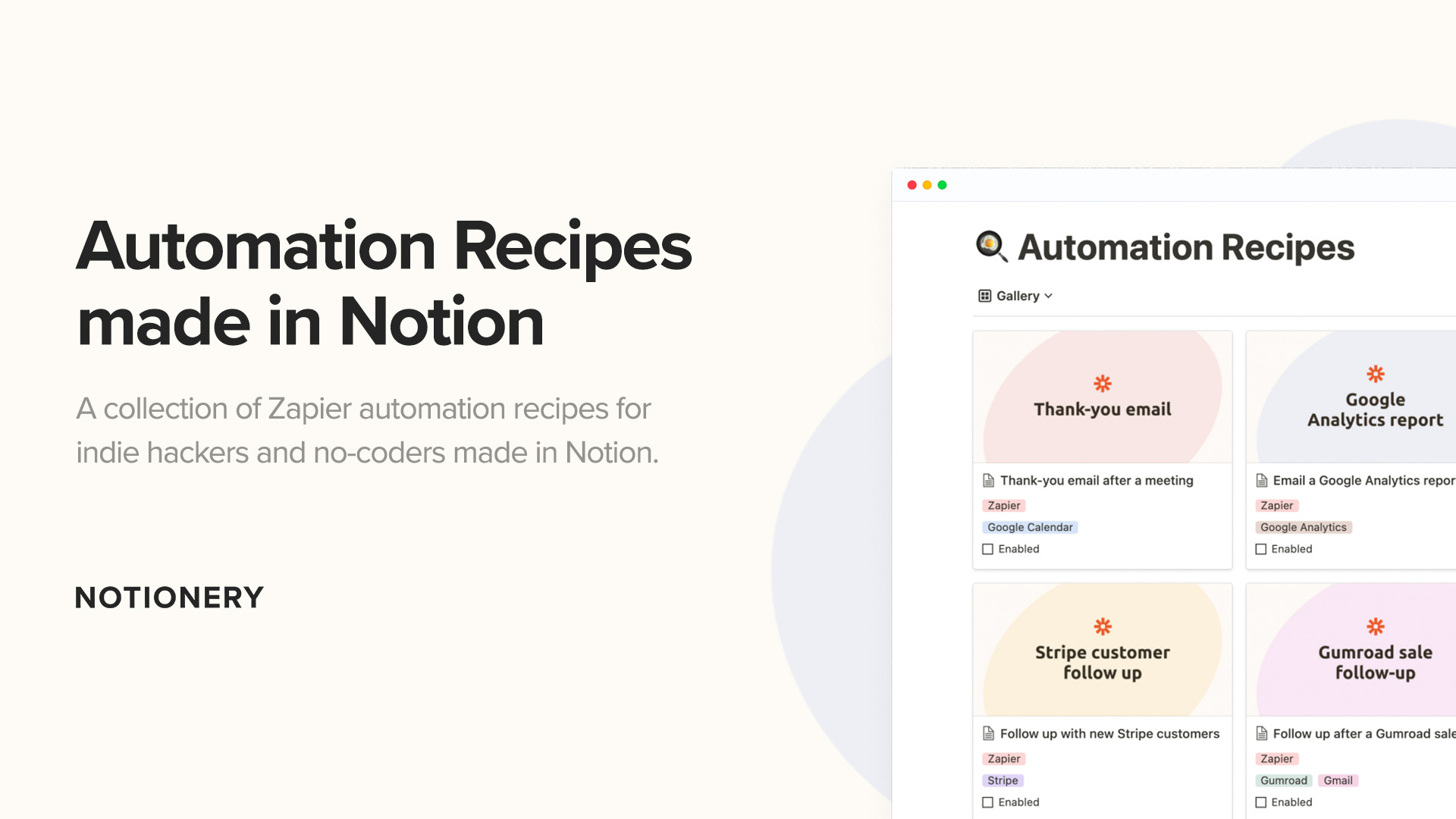A new template pack, by Notionery - Notionery