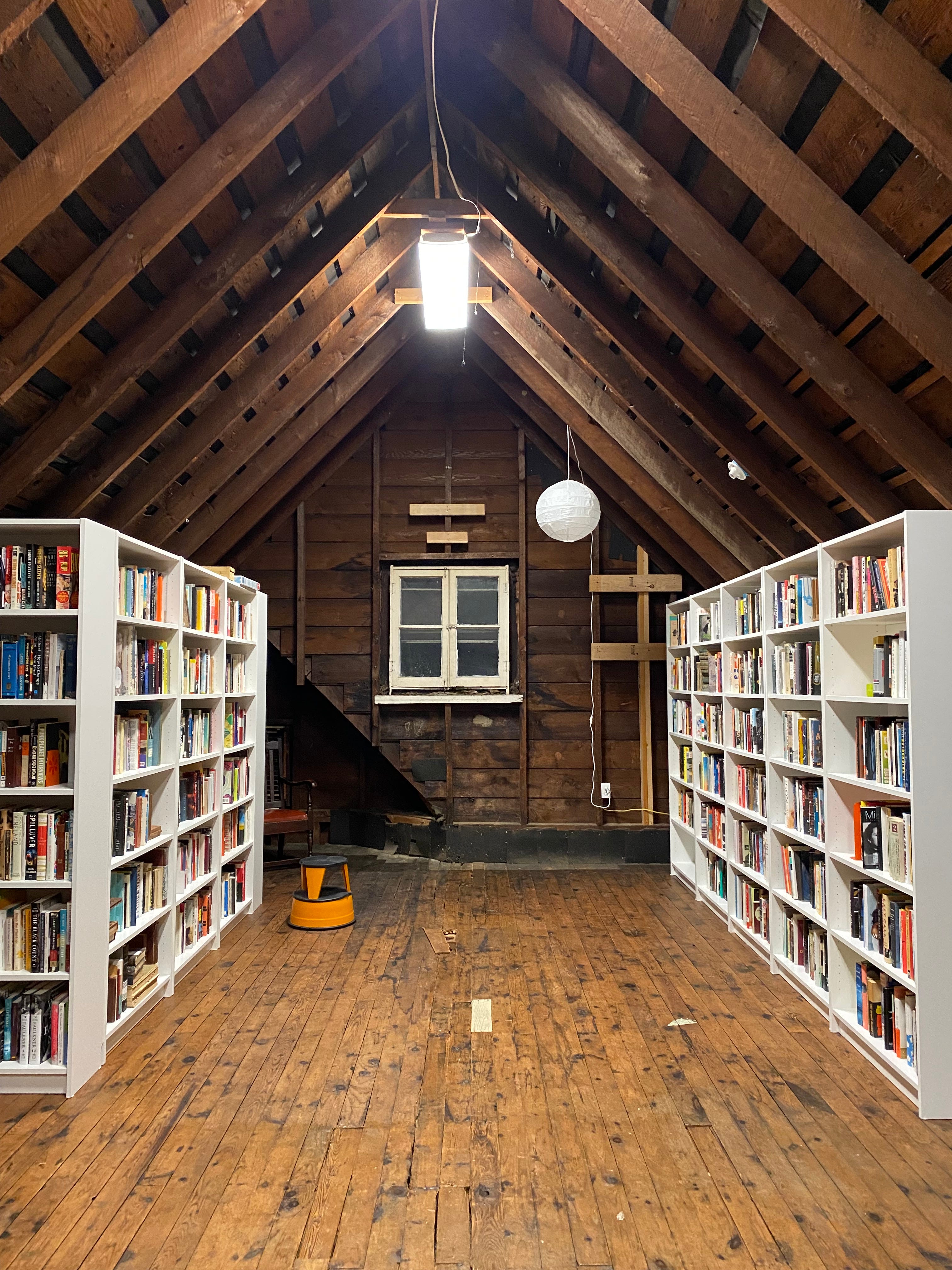 Attic Apartment Library