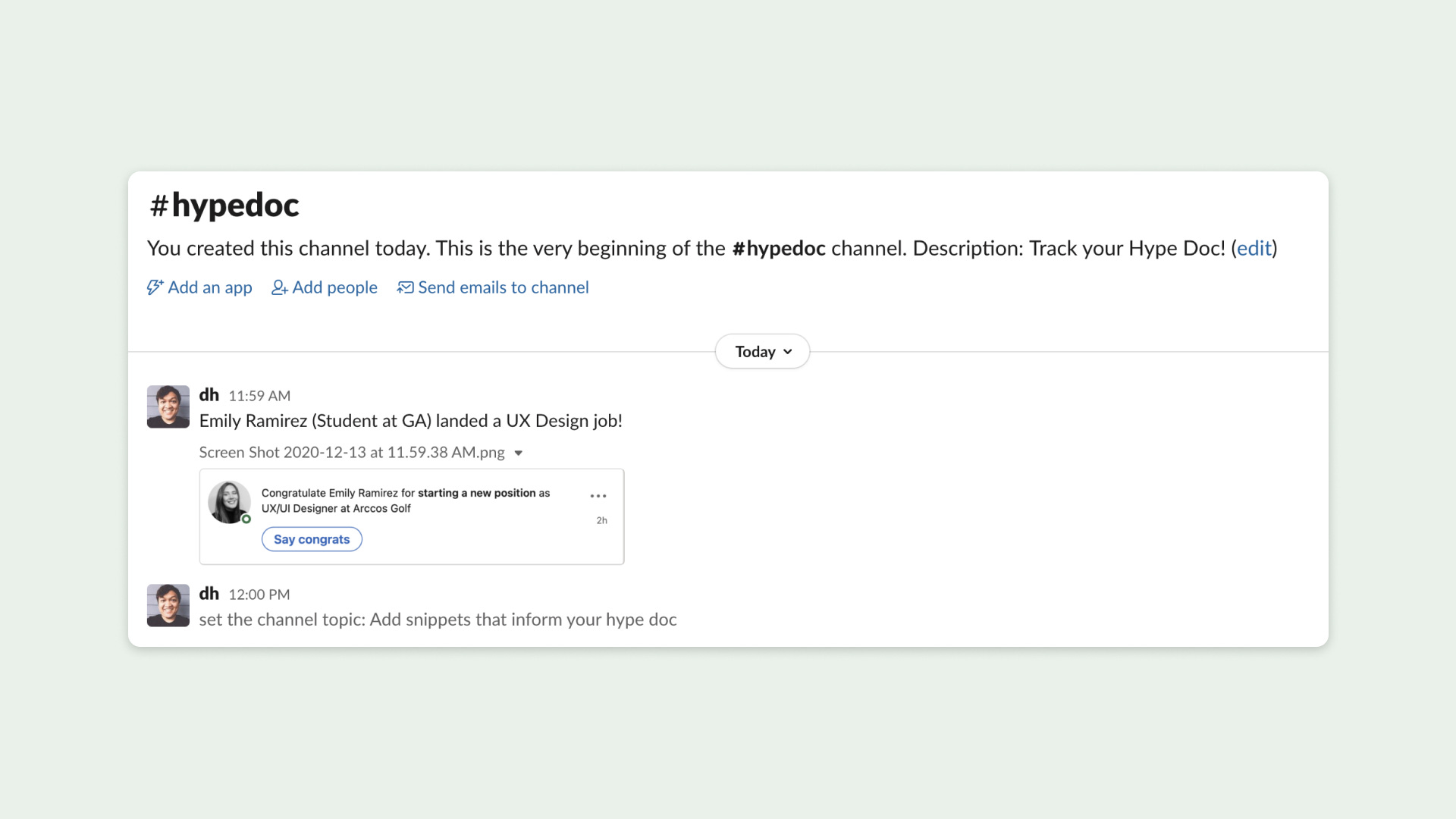 Your Career Hype Doc - by David Hoang - Proof of Concept