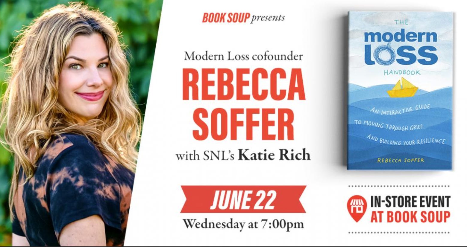 This month on The Modern Loss Handbook tour: LA, SF and Boston