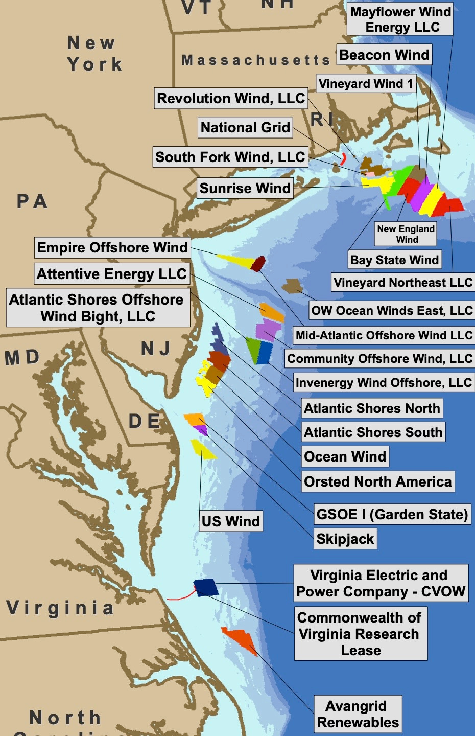 New NOAA map shows North Atlantic Right Whales in very same areas ...