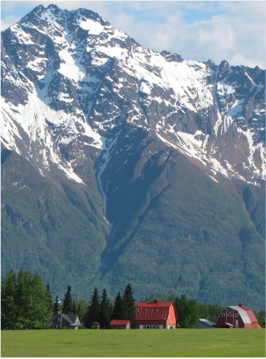 The Beautiful Matanuska Valley - by Helen Hegener