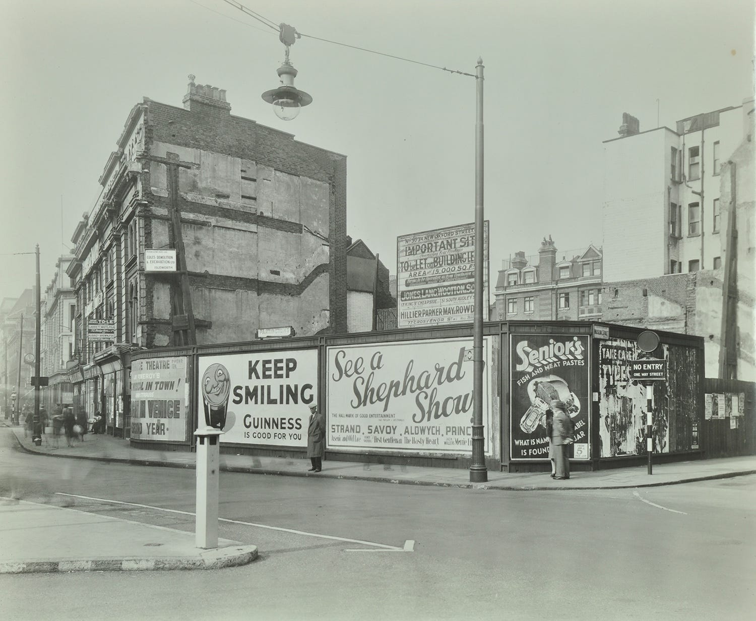 Place through time (where New Oxford Street meets Museum Street)