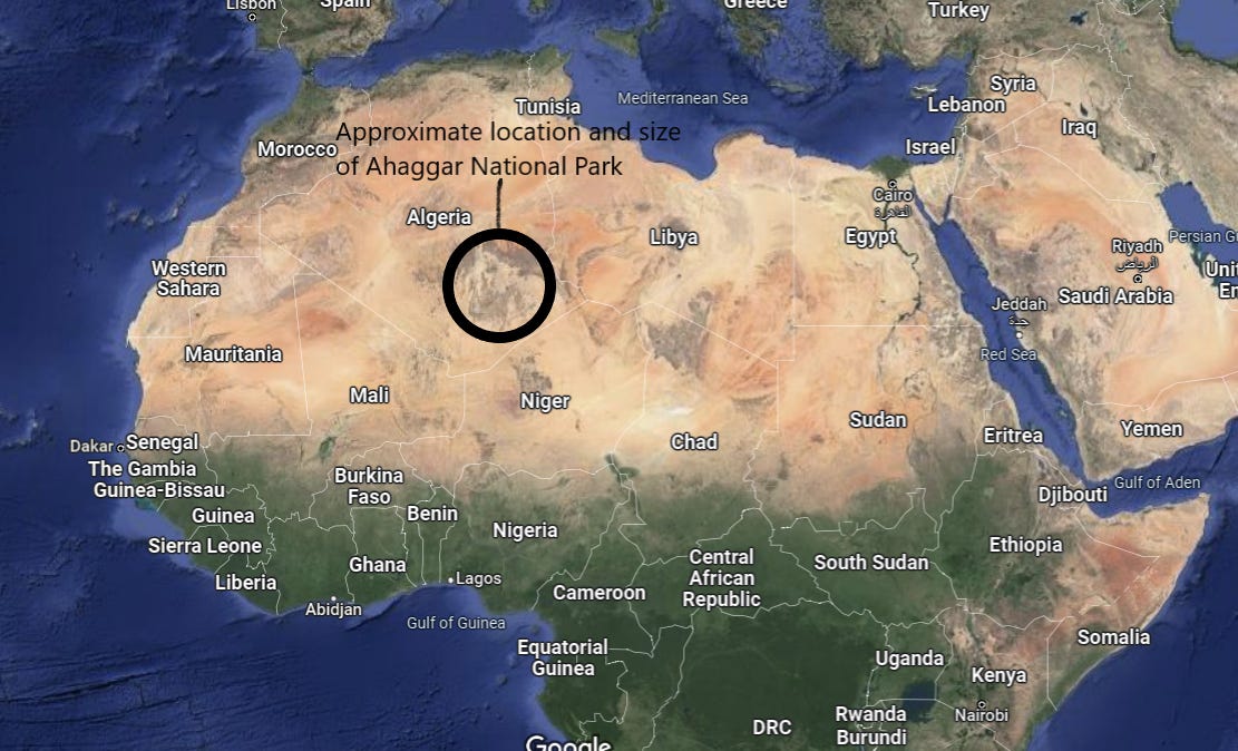 An Algerian National Park is Bigger than California and Few Know it Exists
