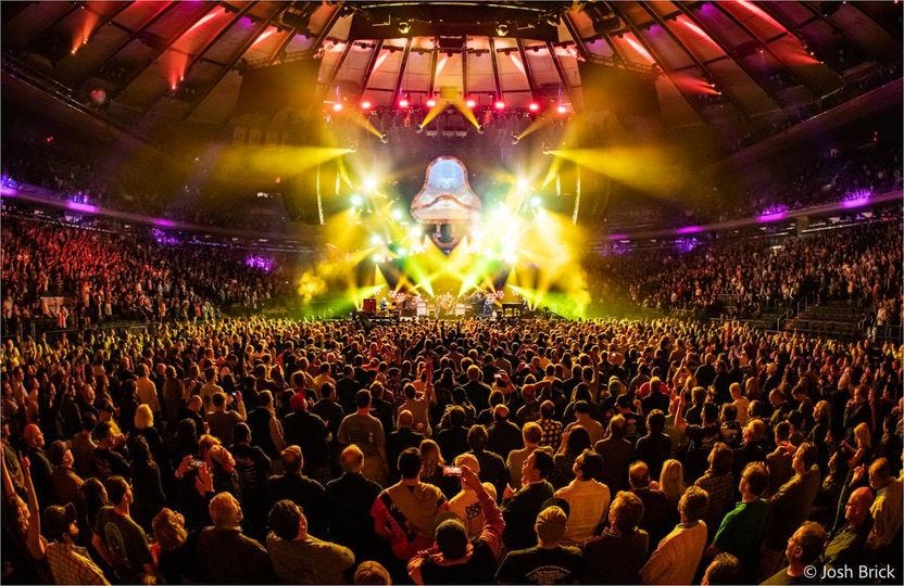 The last concert ever, one year ago today. - by Alan Paul