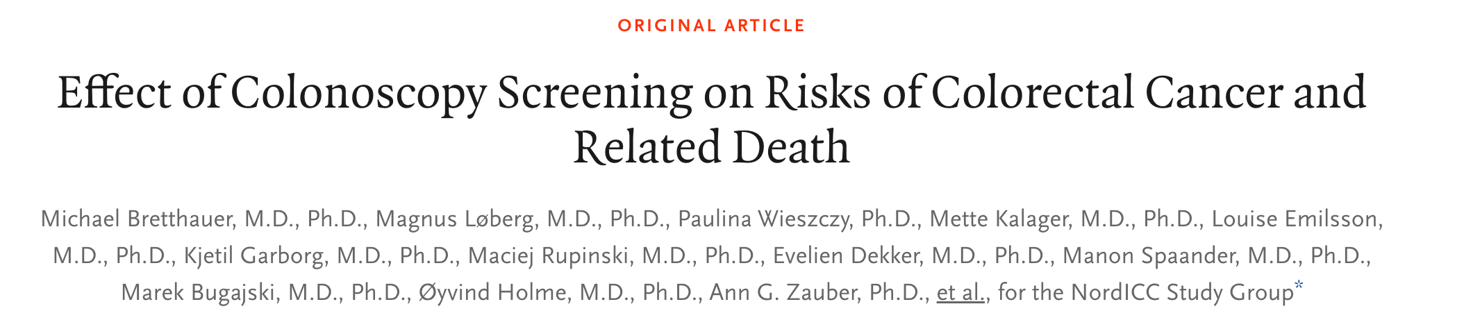 Screening Colonoscopy Misses the Mark in its First Real Test