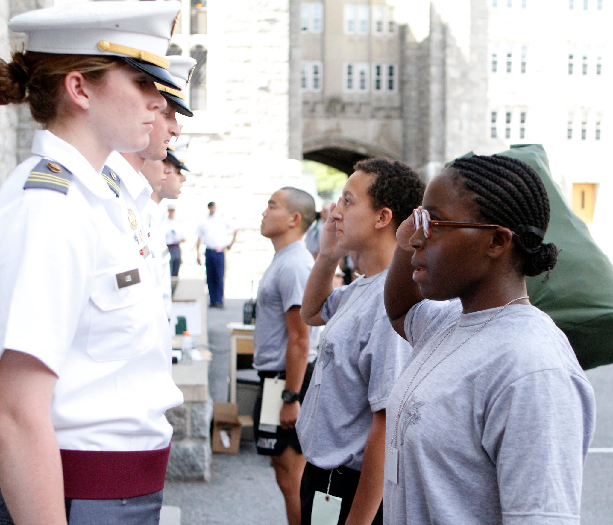 Cadet in the red sash - Understandably by Bill Murphy Jr.