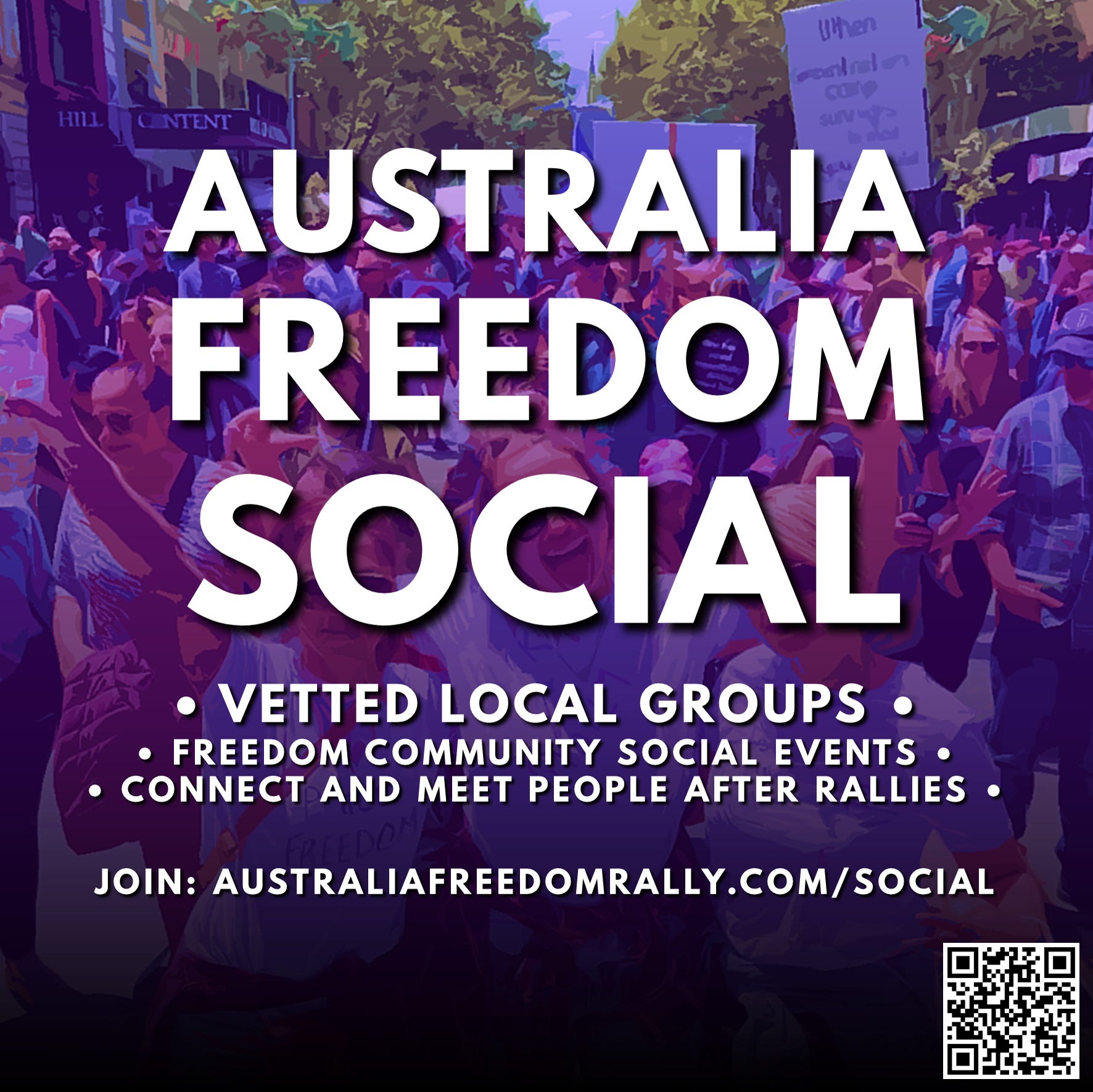 AUSTRALIA FREEDOM RALLY - VETTED LOCAL GROUPS
