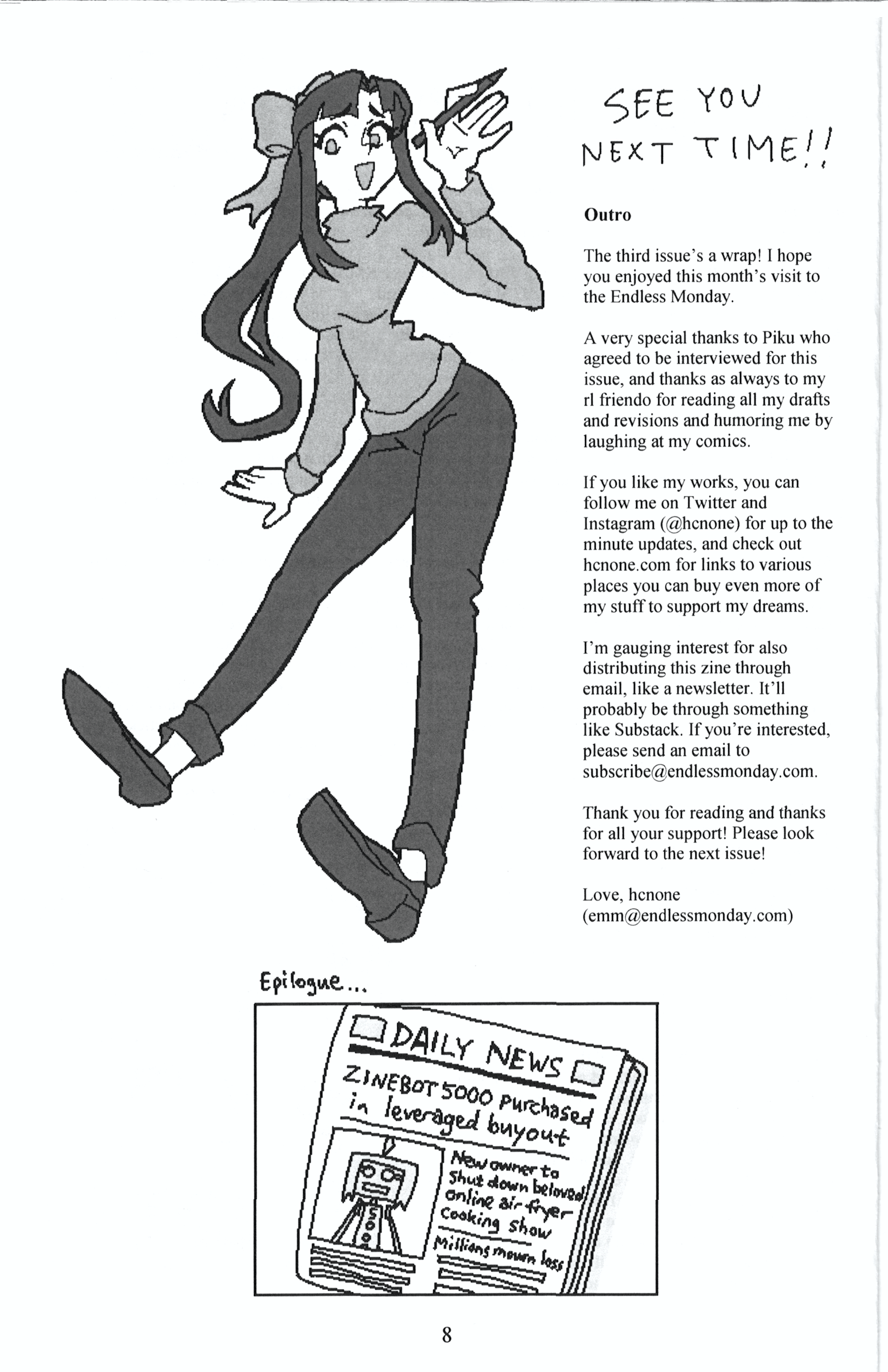 Endless Monday Monthly Issue 3 (2022-11) - by hcnone Endless Monday Monthly Issue 3 (2022-11) - by hcnone
