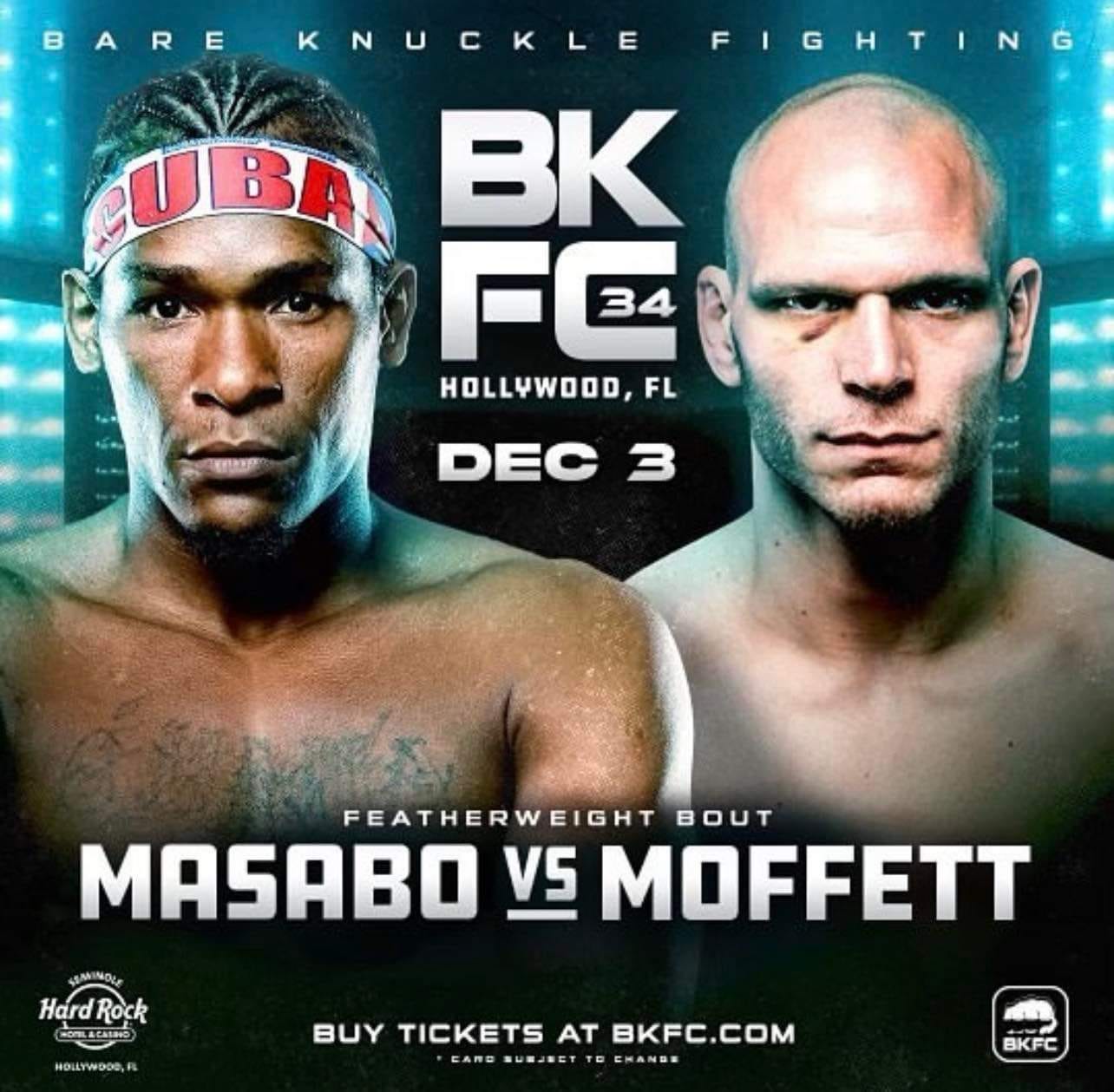 Freddy Masabo regresa el 3 de diciembre en Hollywood, Florida