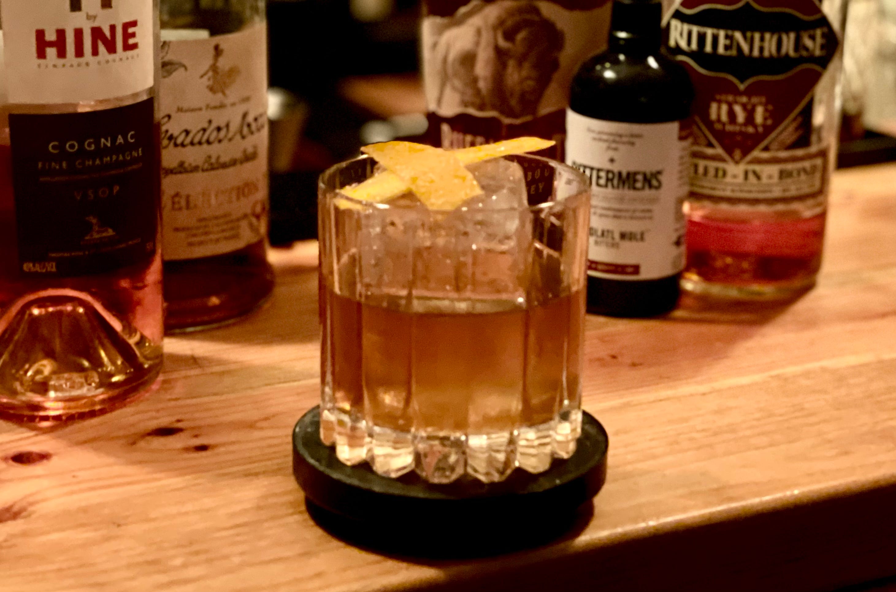 A Pair of Old Fashioneds With Four-Part Split Bases