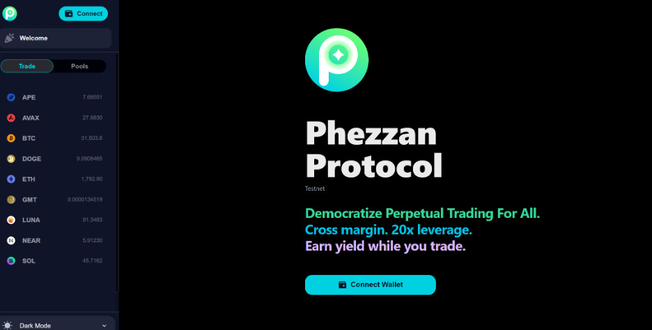 Hướng dẫn trải nghiệm Testnet của Phezzan Protocol !! 🔥 🔥