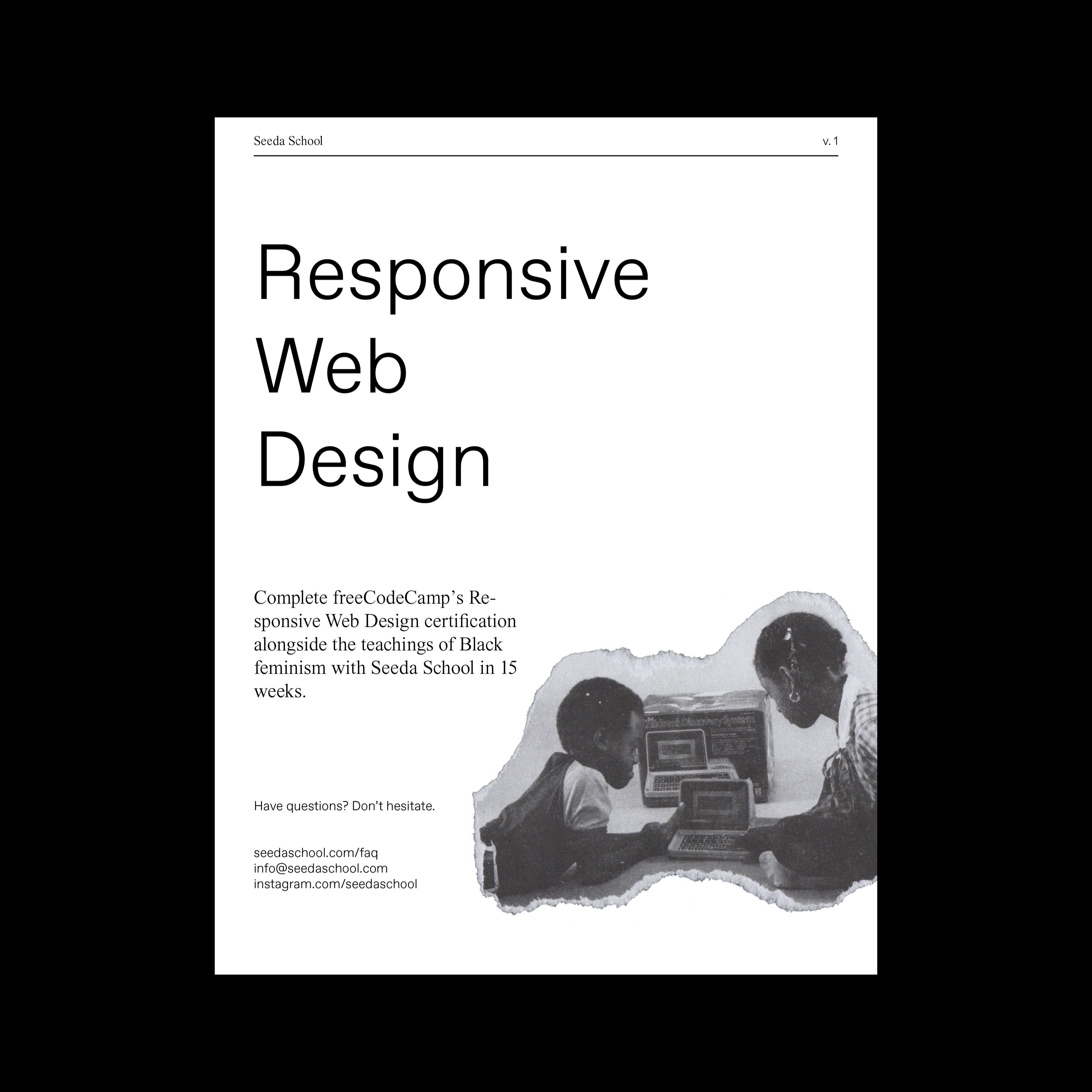 Responsive Web Design Syllabus - by Ayana Zaire Cotton