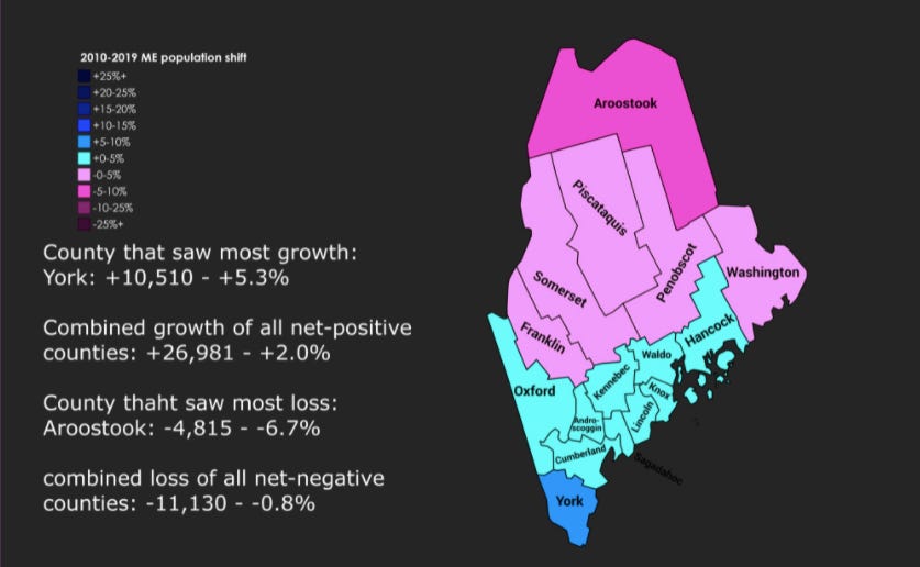 The Northeast's Change 2012-2020 - by Ryan James Girdusky