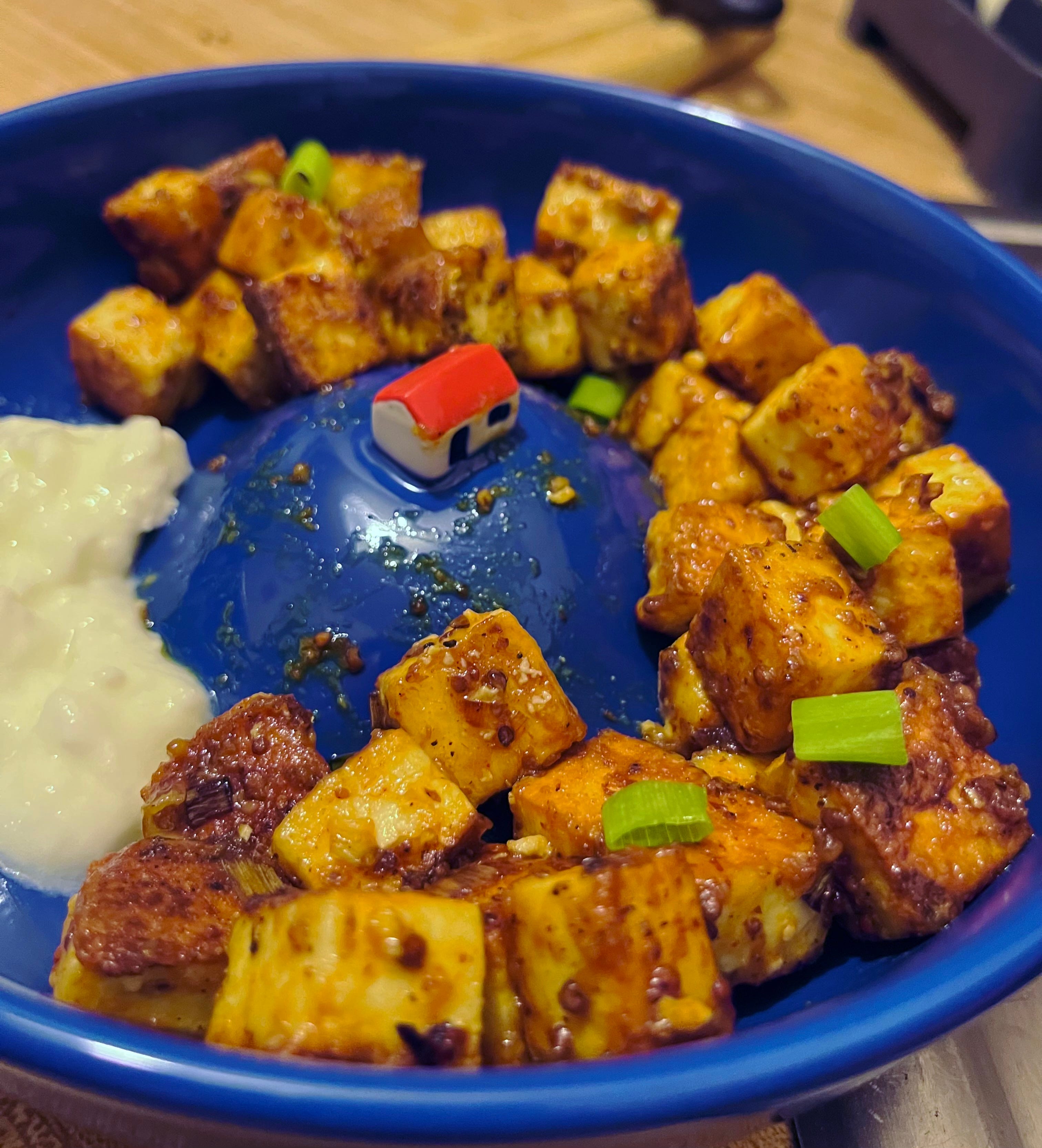 Honey Mustard-Glazed Paneer - by Anjali Sundaram