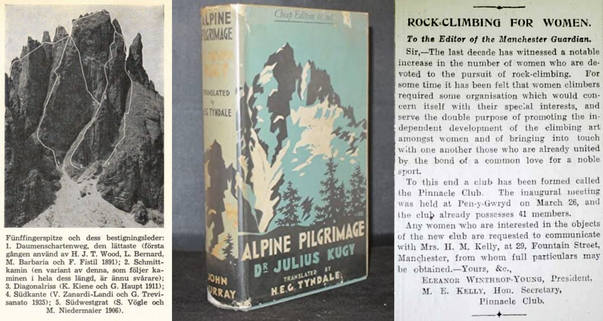 The envisioning of pitons, USA 1920s (Miriam O’Brien)