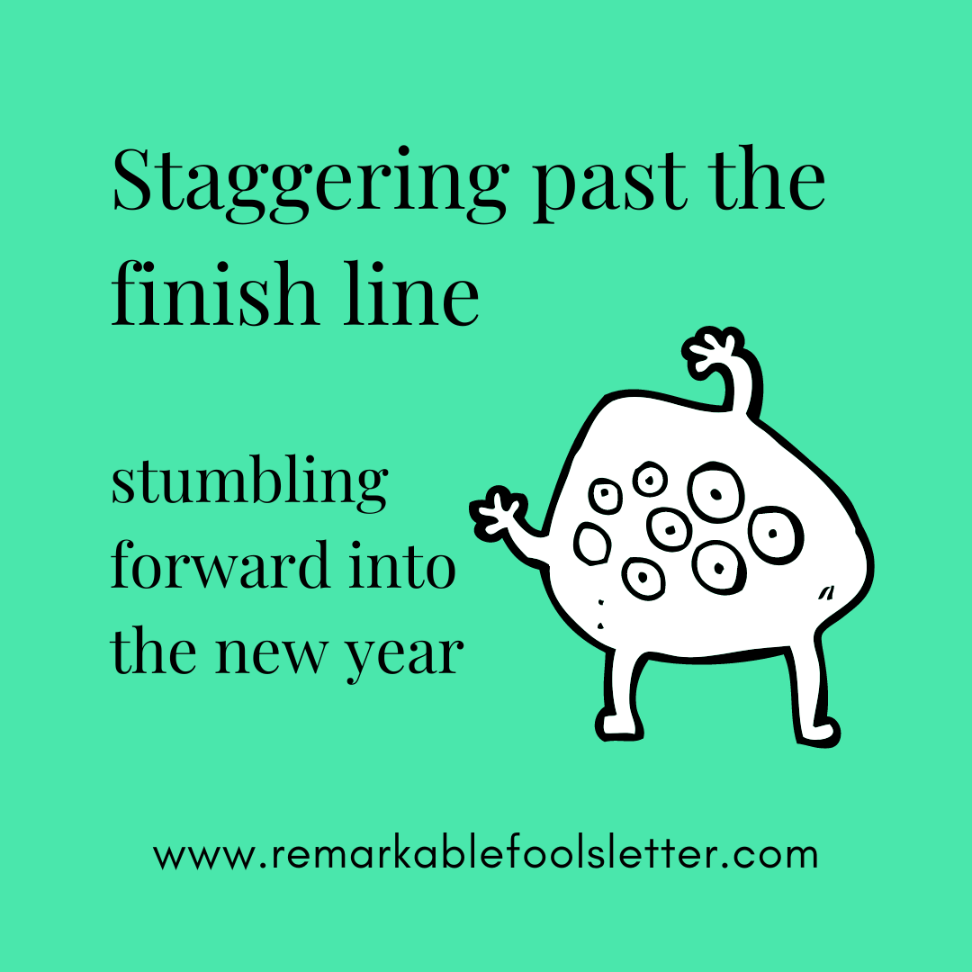 Staggering past the finish line - by Jim Dalling