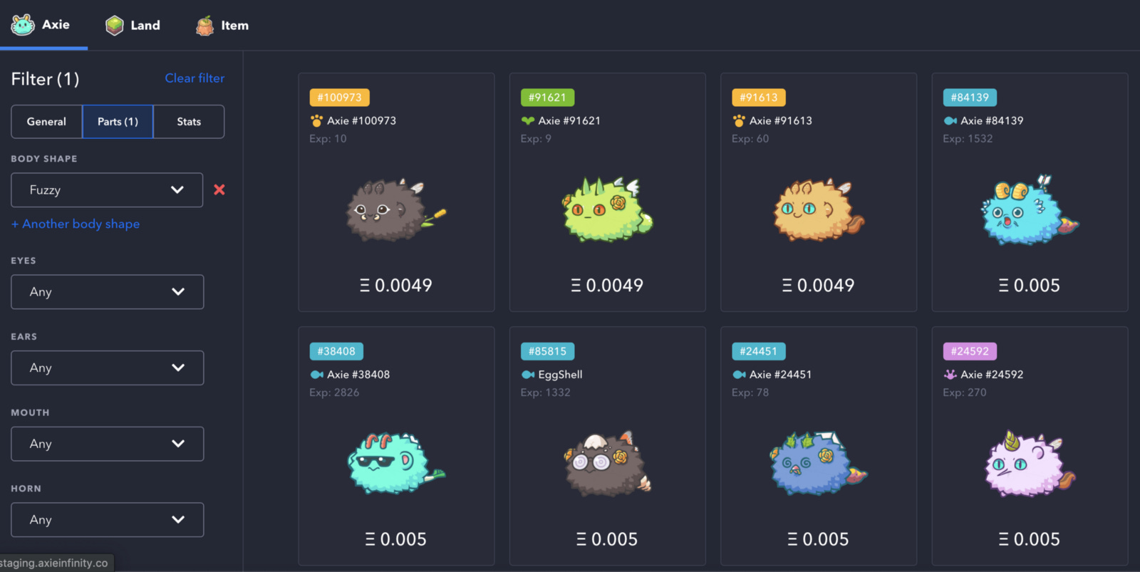 [Axie Infinity] Major Marketplace Upgrade!