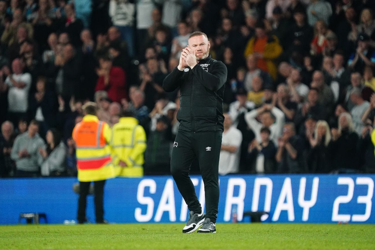 A look back at Wayne Rooney's tenure as Derby County manager