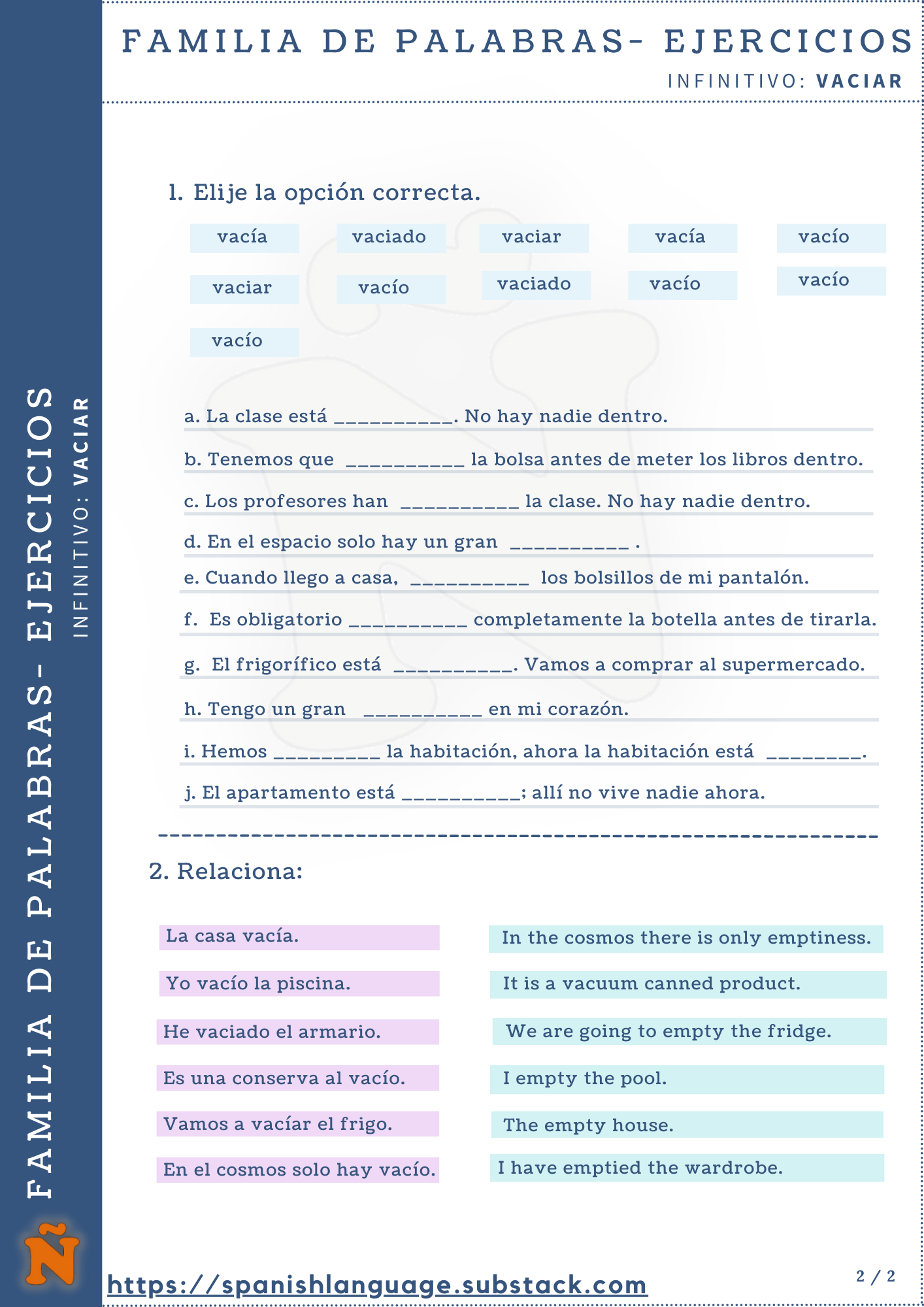 Familia de Palabras (Words Family) (001)