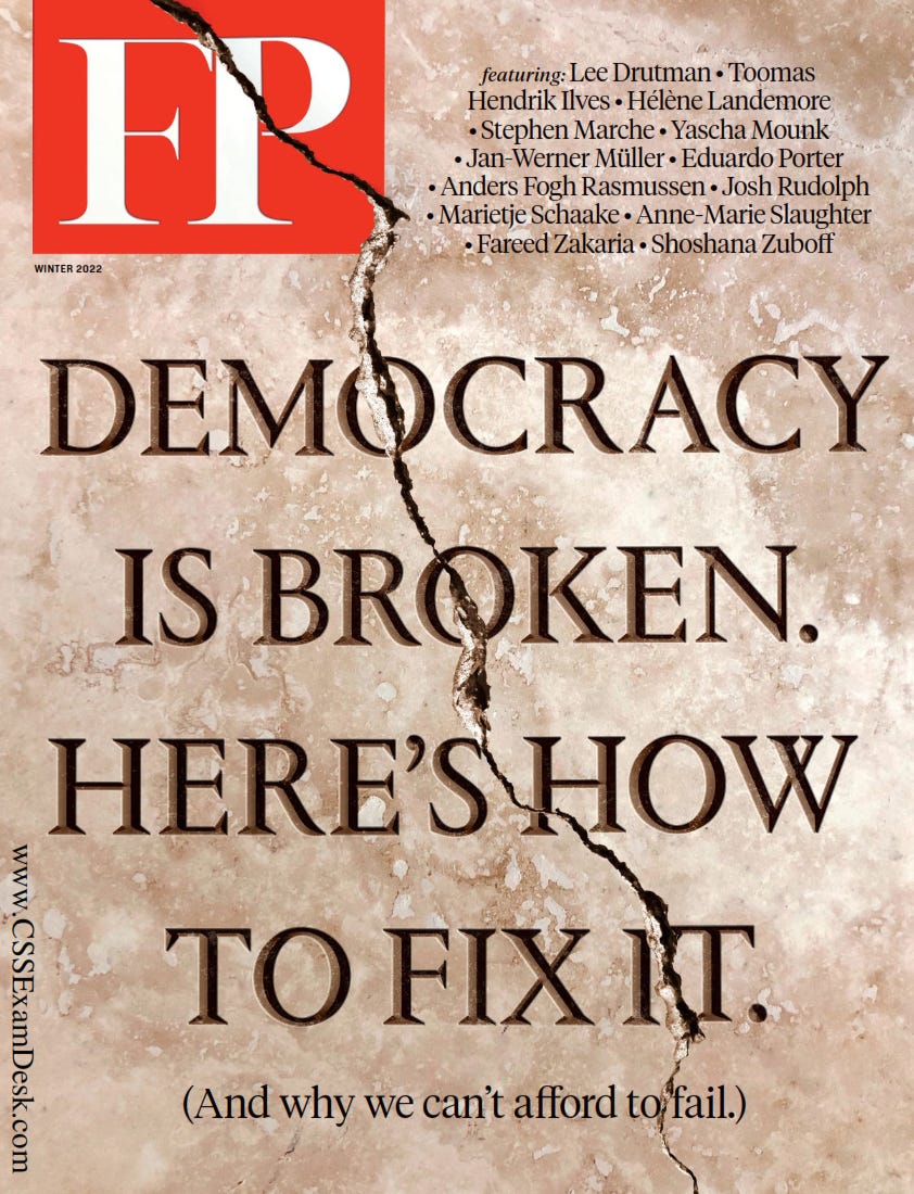 Foreign Policy Magazine (Winter 2022 & Fall 2021) | Download in PDF format