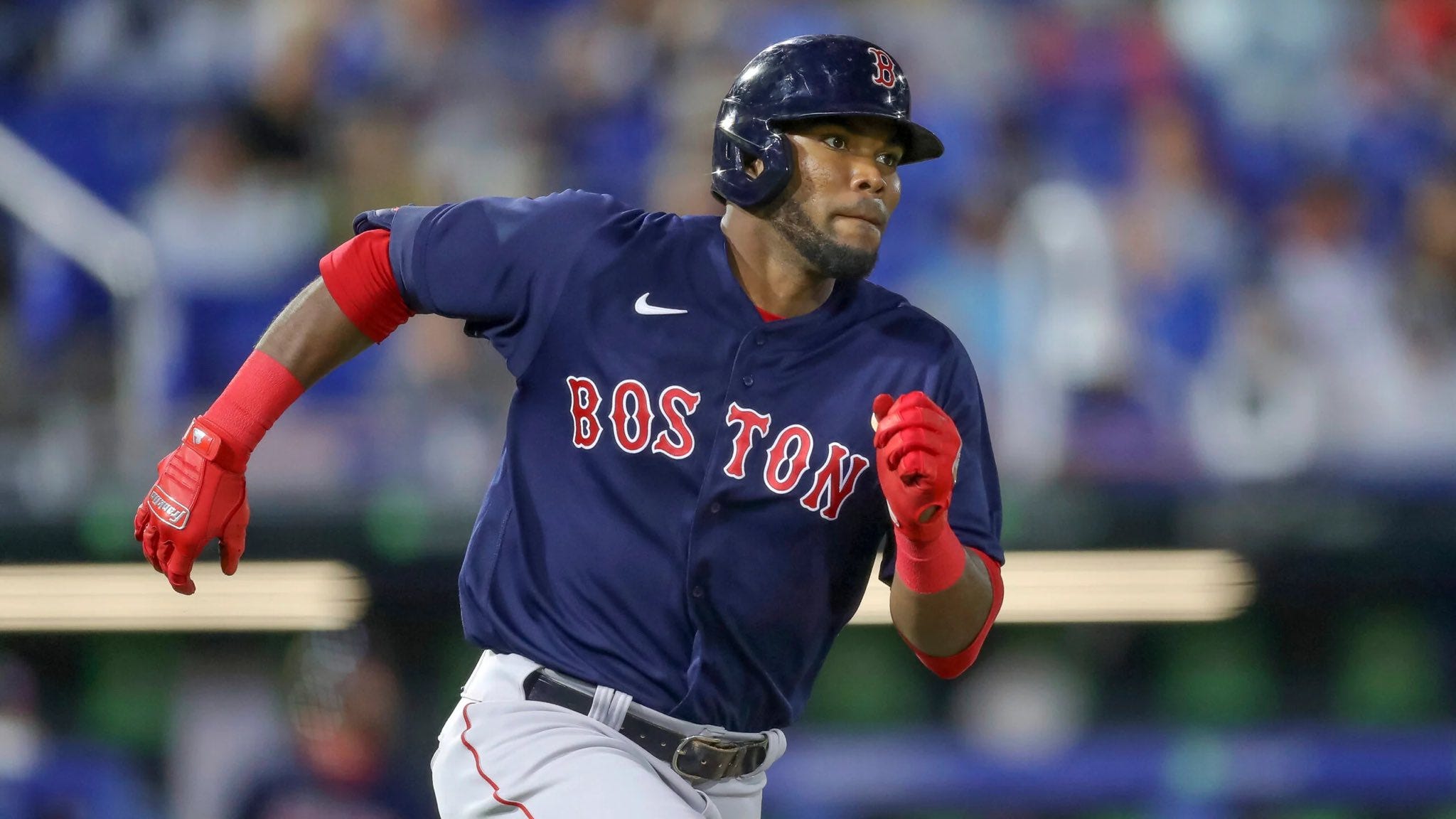 Franchy Cordero set the tone for the Red Sox offense with four hits and ...