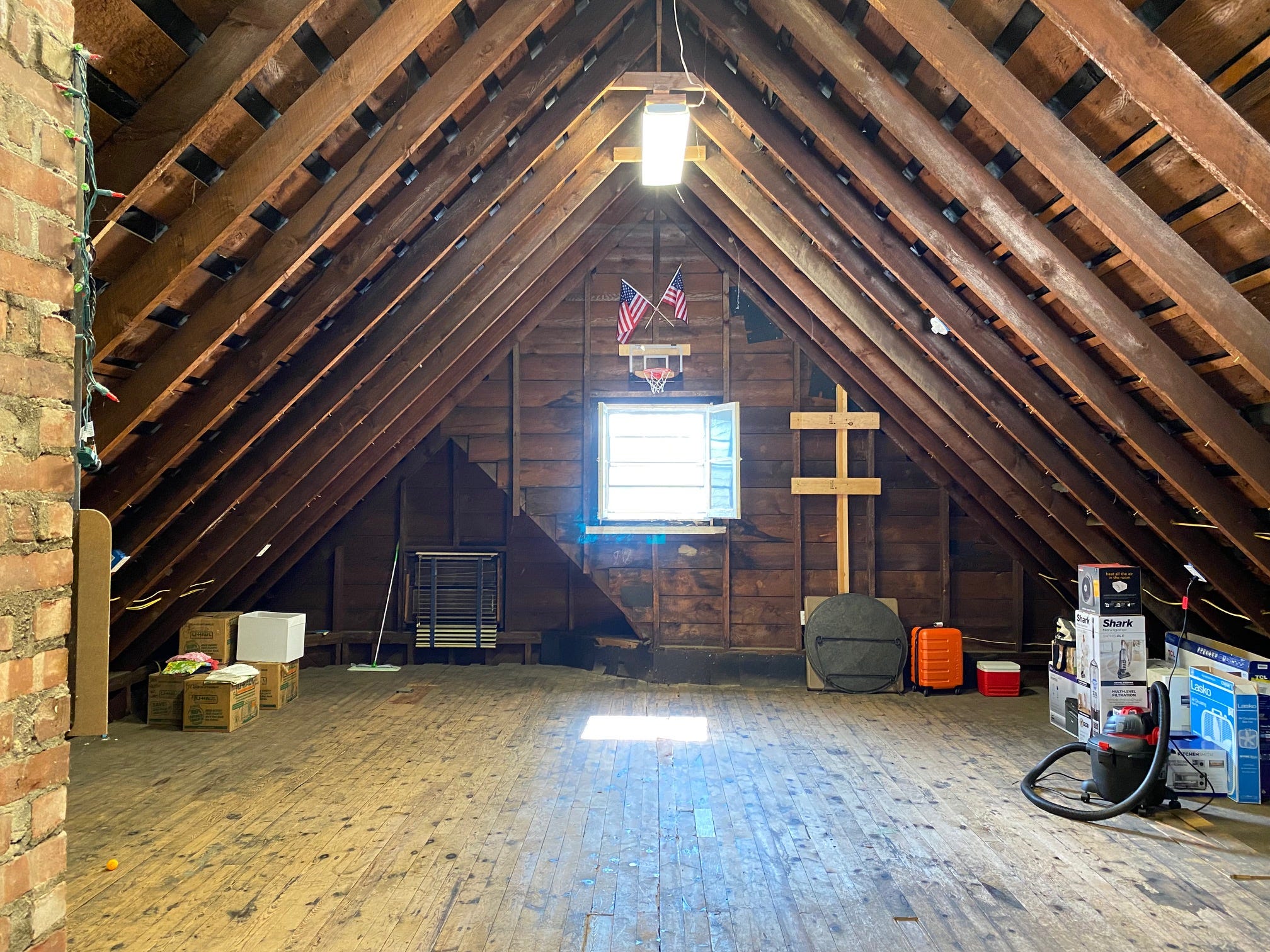 How to make an attic library