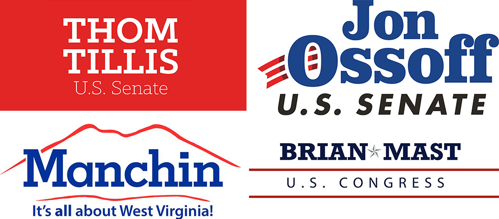 Why political designers use certain fonts for specific candidates